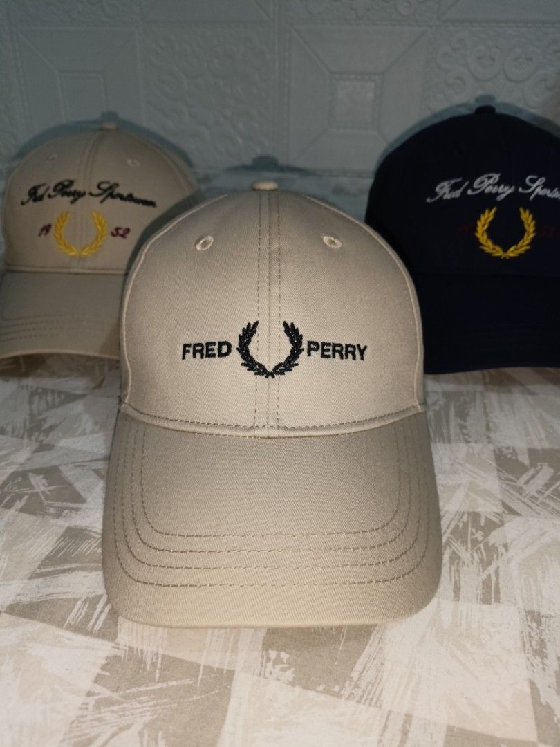 Fred Perry caps, Men's Fashion, Watches & Accessories, Caps & Hats on ...