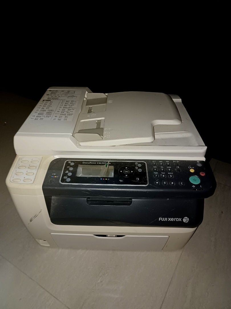 Laser Colour Printer Fuji Xerox DocuPrint CM205 fx, Computers & Tech, Printers, Scanners ...
