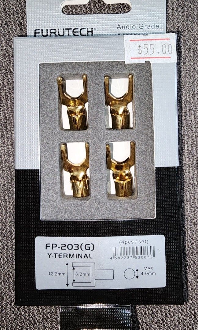 FURUTECH FP203 Speaker Cable Y Terminal, Audio, Soundbars, Speakers ...