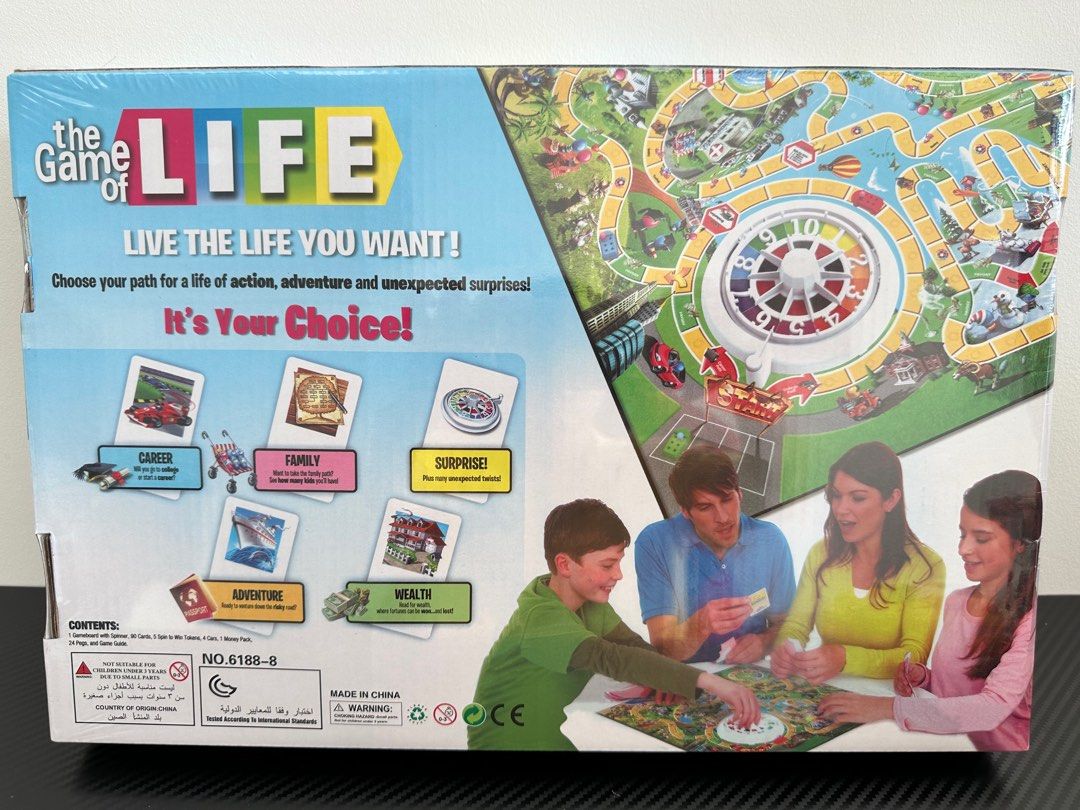 Game of life (spin to win) board game, Hobbies & Toys, Toys & Games on ...