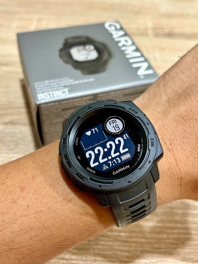 Garmin Instinct Graphite Grey, Mobile Phones & Gadgets, Wearables ...