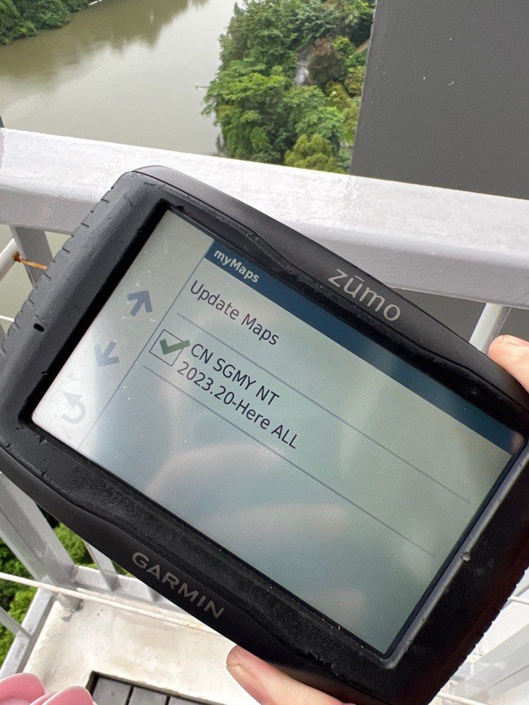 Garmin Zumo 595 with Touratech lock, Motorcycles, Motorcycle ...