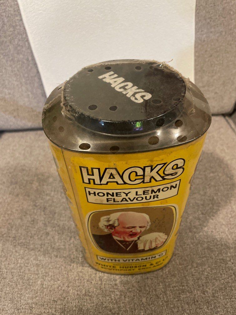 Hacks Sweet Lemon Flavour Metal Container, Hobbies & Toys, Memorabilia ...