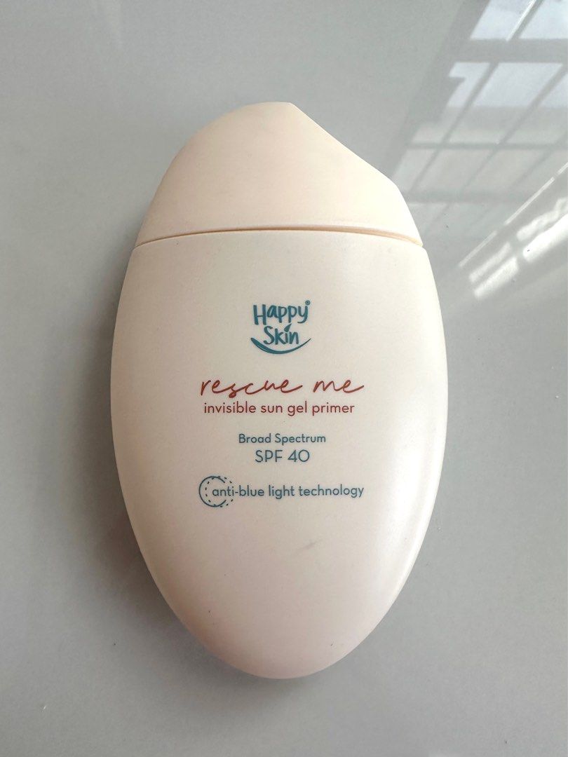 Happy Skin Rescue Me Invisible Sun Gel Primer Sunscreen, Beauty ...
