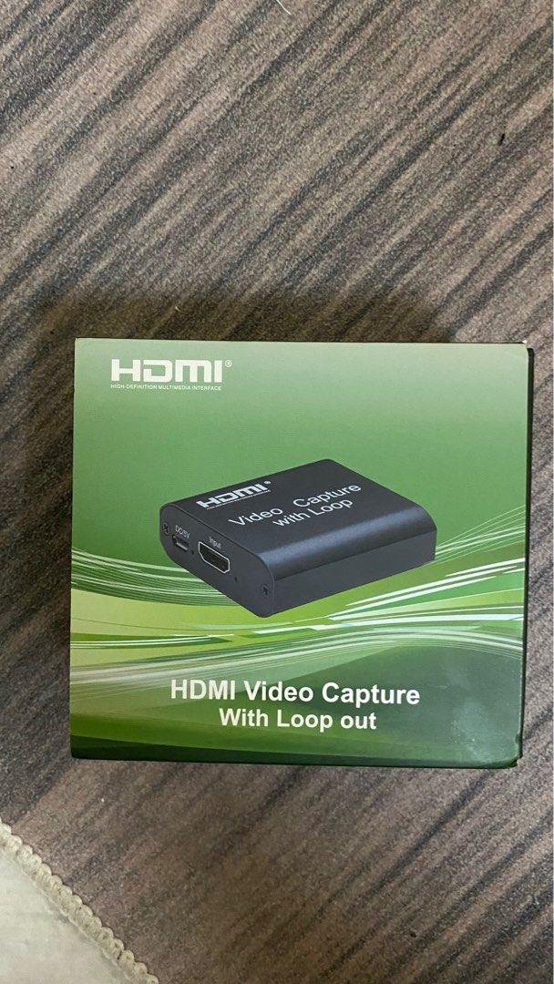 HDMI Video Card Capture with USB Loop 2.0 Cards Recorder Live Streaming ...