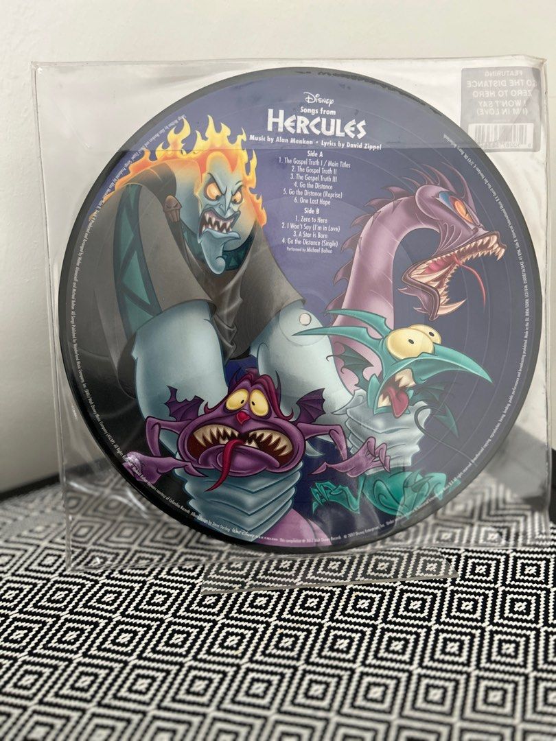 Hercules Soundtrack Picture Vinyl, Hobbies & Toys, Music & Media ...