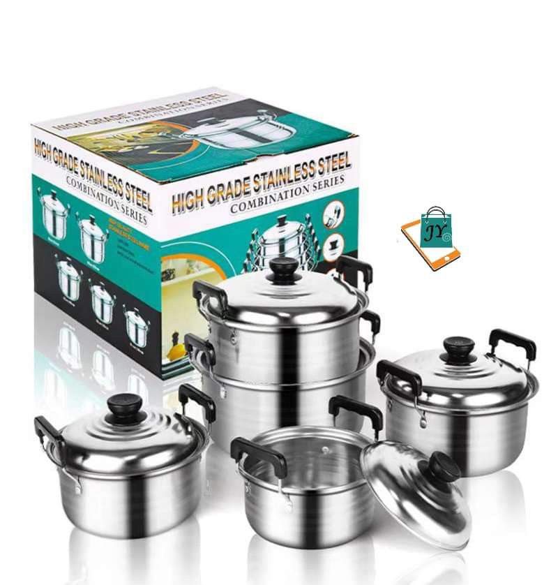 Hi grace stainless steel cookware set, Furniture & Home Living ...