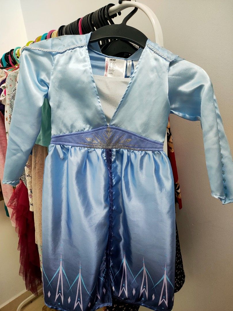 H&M Fancy dress (Elsa frozen), Babies & Kids, Babies & Kids Fashion on ...