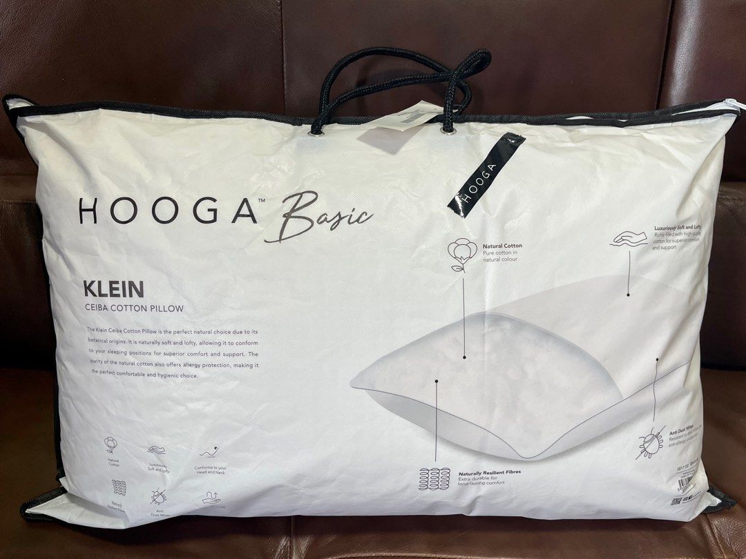 Hooga cotton pillow, Furniture & Home Living, Bedding & Towels on Carousell