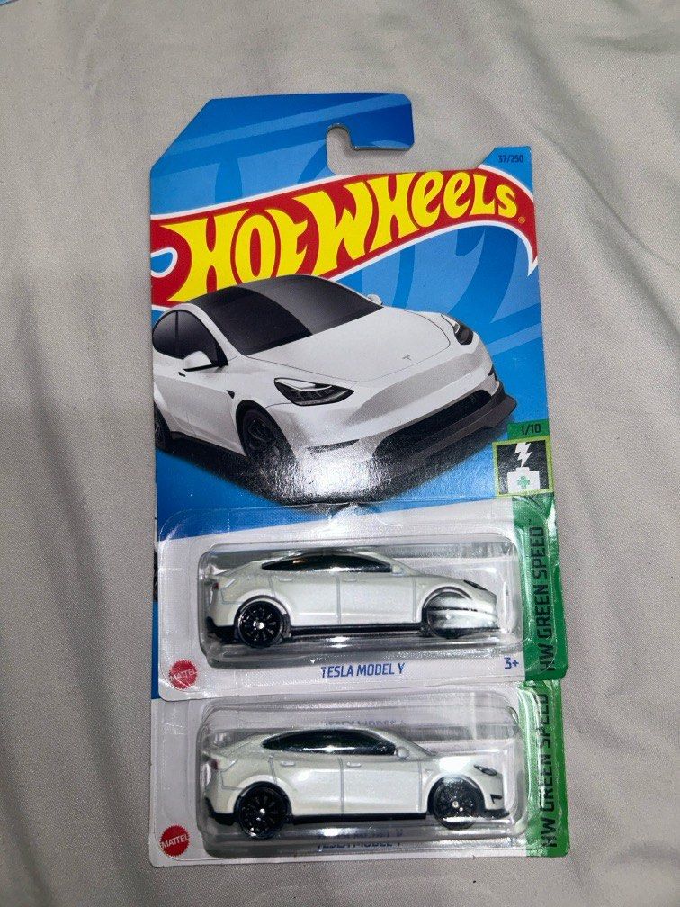 Hot Wheels Tesla Model Y, Hobbies & Toys, Toys & Games on Carousell