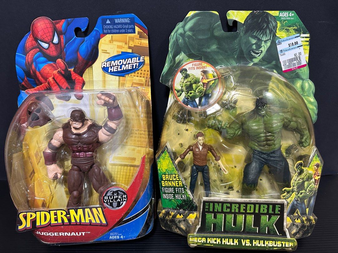 2008 Spider man classics Juggernaut Hasbro removable helmet and Movie ...