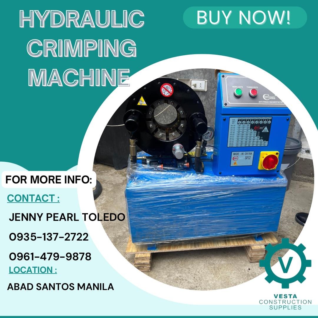Hydraulic crimping machine, Commercial & Industrial, Construction ...