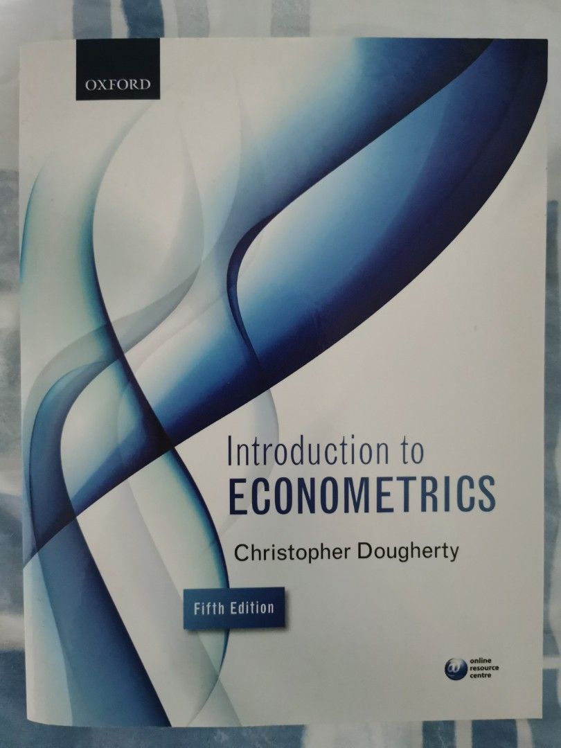 Introduction To Econometrics 5th Edition By Christopher Dougherty