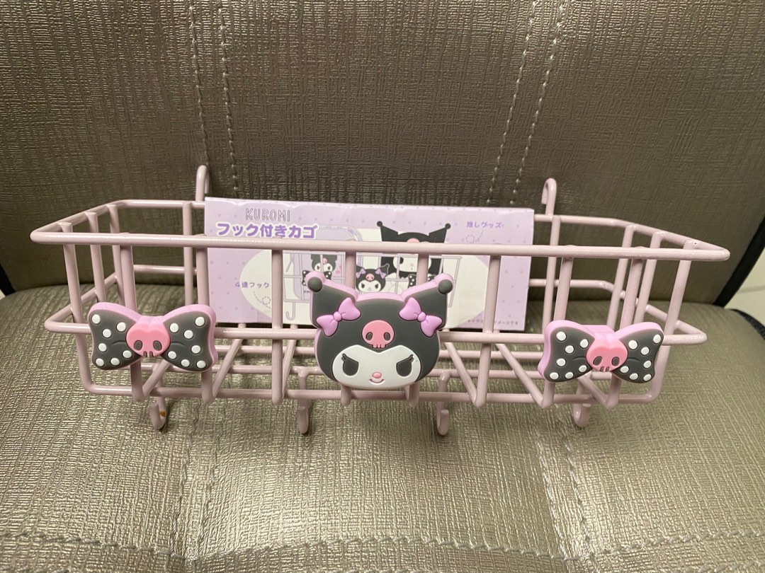 Japan Original Kuromi OSHI Grid System Storage Basket Home, Hobbies ...