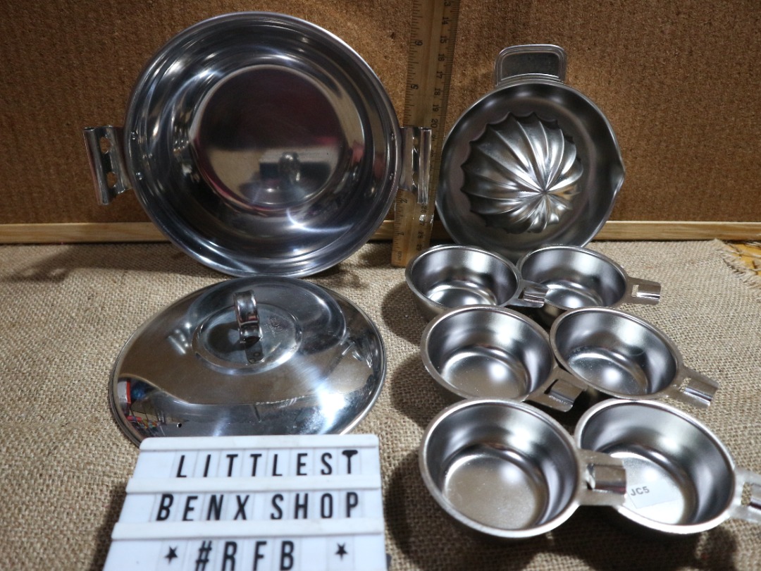 japan surplus 9pcs stainless cooking accesories, Furniture & Home ...