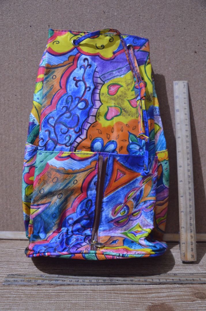 japan surplus colorful beach bag, Women's Fashion, Bags & Wallets ...