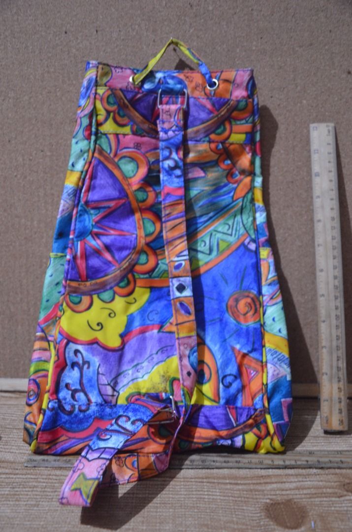 japan surplus colorful beach bag, Women's Fashion, Bags & Wallets ...