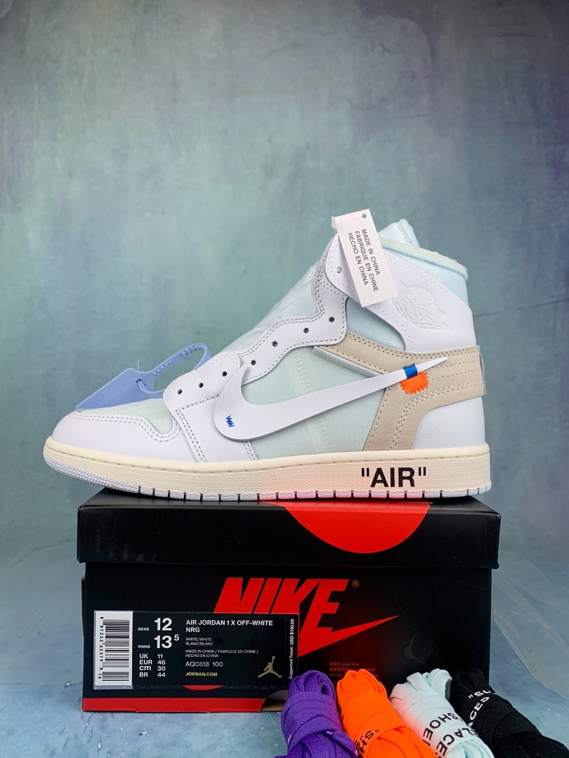 Jordan 1 Retro High Off-White Euro, Men's Fashion, Footwear, Sneakers ...