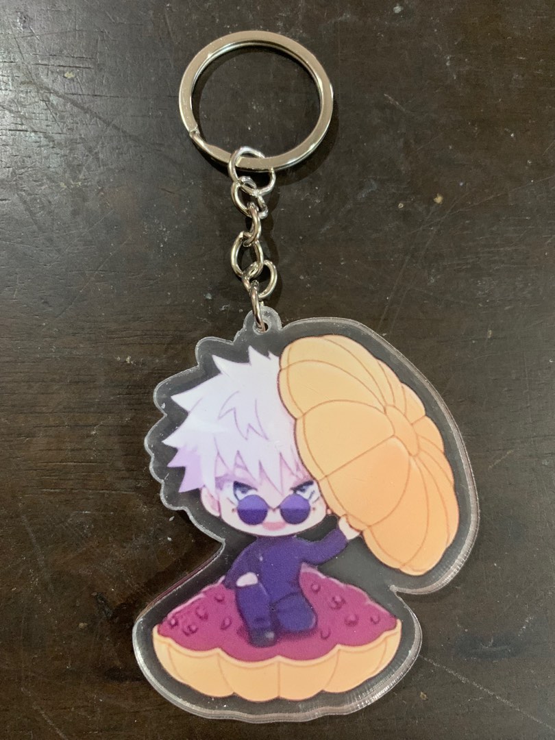 Jujutsu Kaisen keychain goo satoru, Hobbies & Toys, Toys & Games on ...