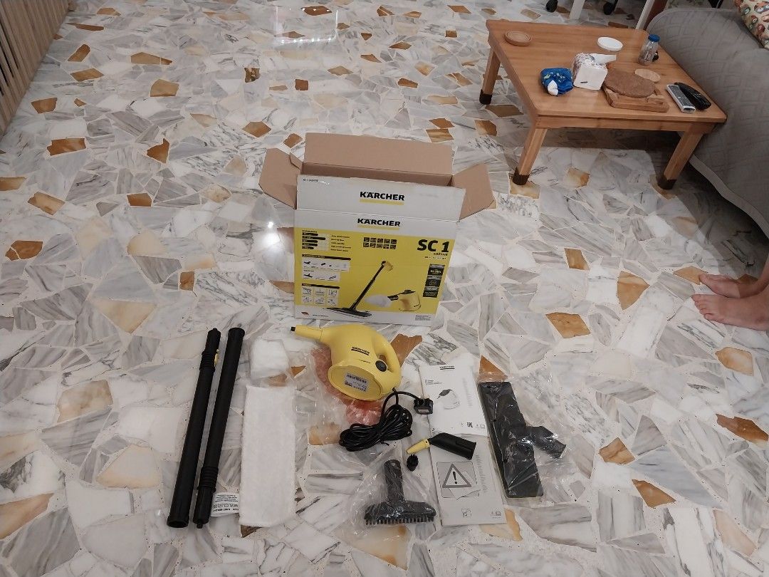 Karcher SC1 EASYFIX set with all accessories (with mop extende4, TV ...