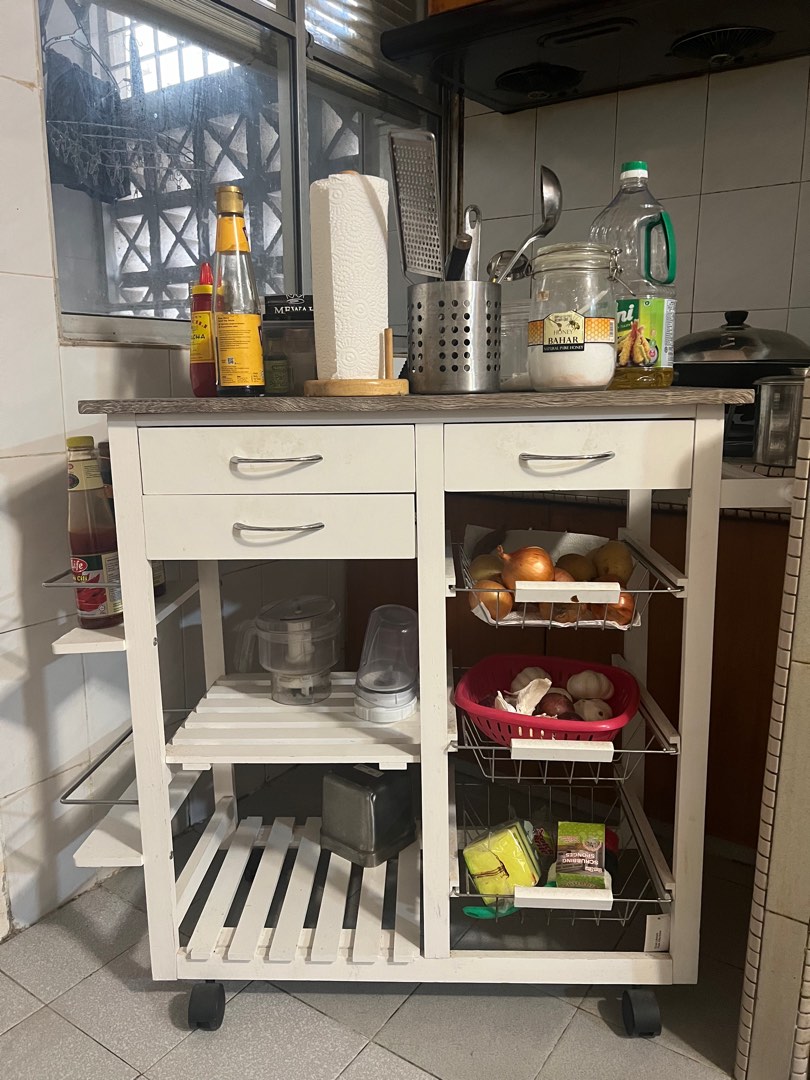 Kitchen trolley SSF, Furniture & Home Living, Furniture, Shelves ...