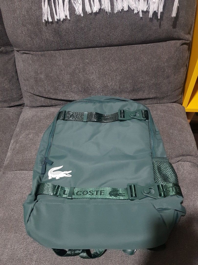Lacoste Nylon Backpack, Men's Fashion, Bags, Backpacks on Carousell