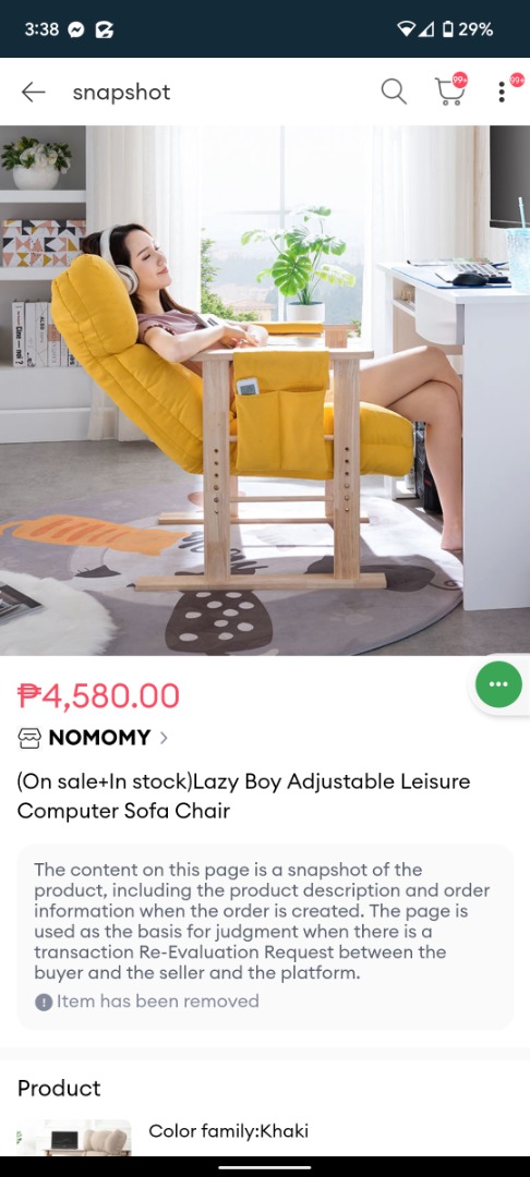 Lazy Boy Adjustable Leisure Computer Sofa Chair, Furniture & Home Living, Furniture, Chairs on ...