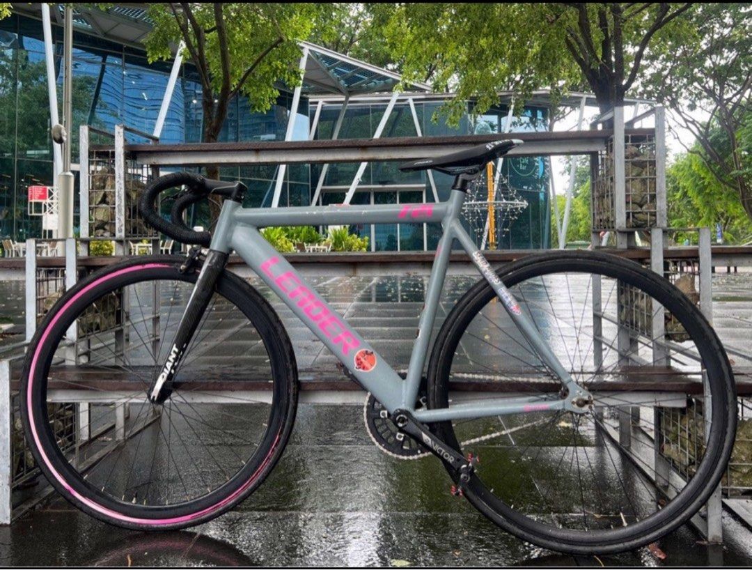 Leader 721 Fixie (carbon wheels) , Sports Equipment, Bicycles & Parts ...