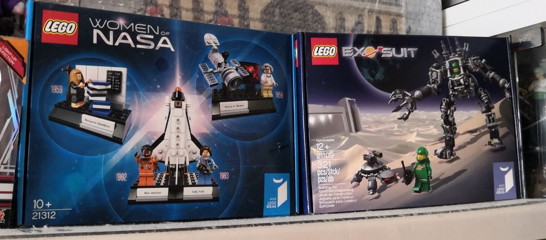 Lego 21109(Exo Suit), Lego 21312(Woman Of Nasa), 興趣及遊戲, 玩具 & 遊戲類 ...