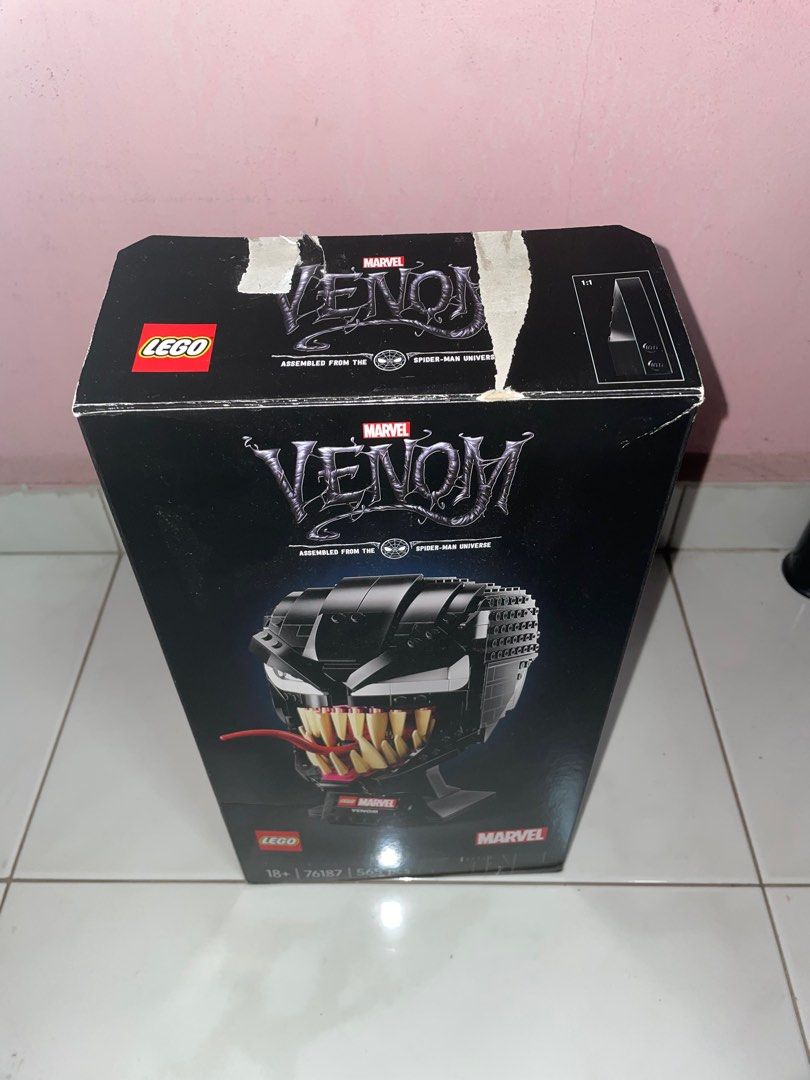 Lego Marvel Venom Head (Opened), Hobbies & Toys, Toys & Games on Carousell
