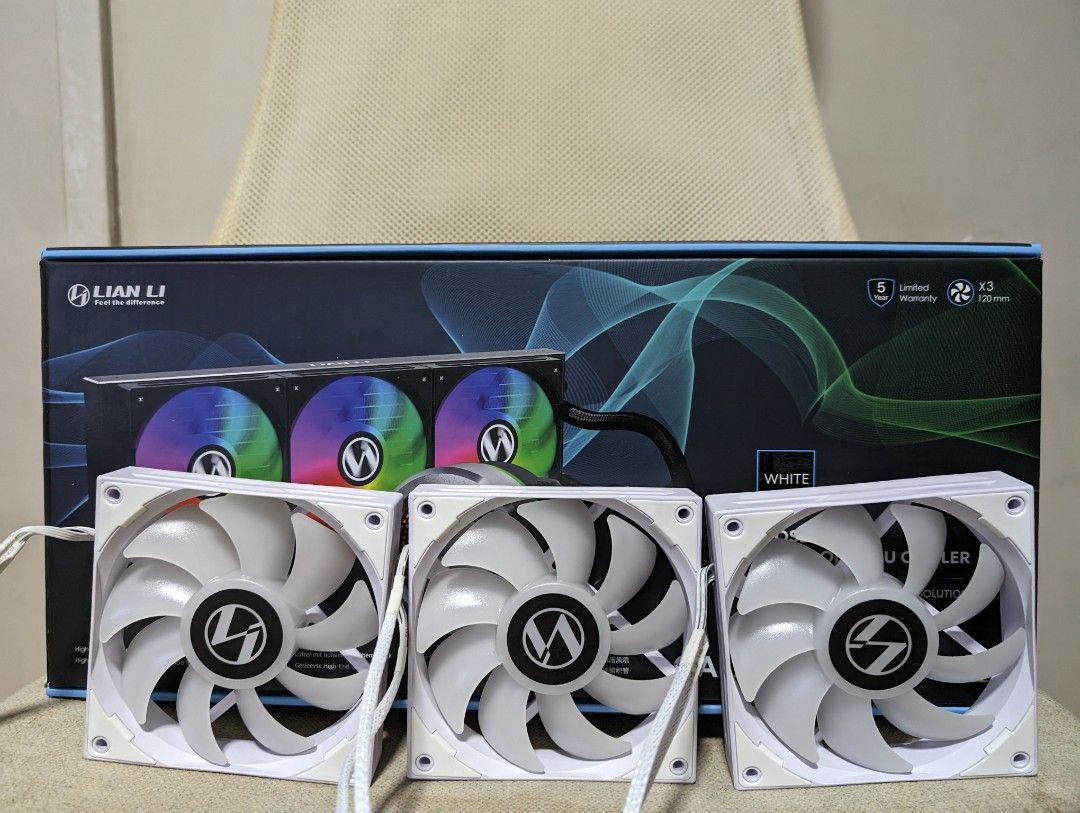 Lian Li Galahad 360 AIO (White), Computers & Tech, Parts & Accessories ...