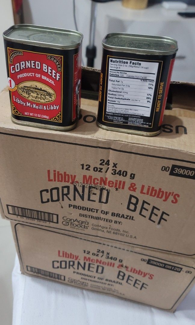 Libbys Corned Beef, Food & Drinks, Packaged & Instant Food on Carousell