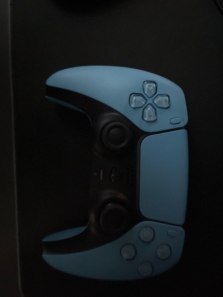 Light Blue PS5 Controller, Video Gaming, Gaming Accessories ...