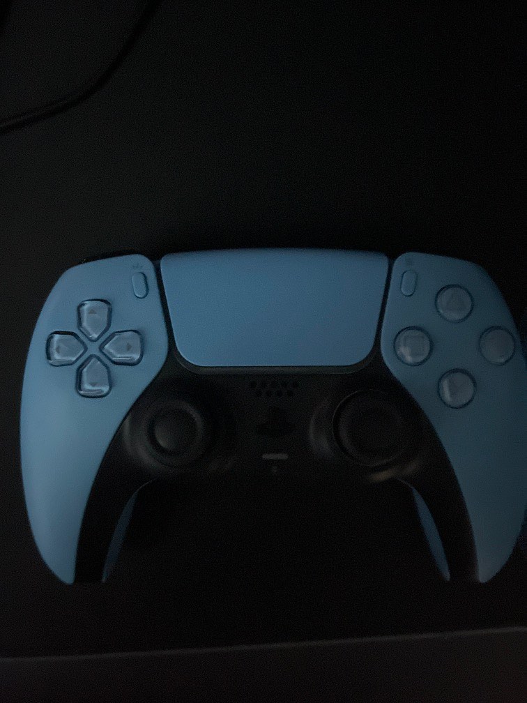 Light Blue PS5 Controller, Video Gaming, Gaming Accessories ...