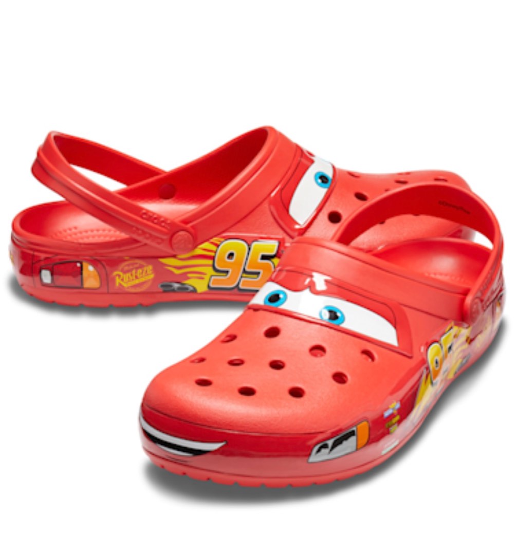 Lightning Mcqueen crocs, Men's Fashion, Footwear, Flipflops and Slides ...