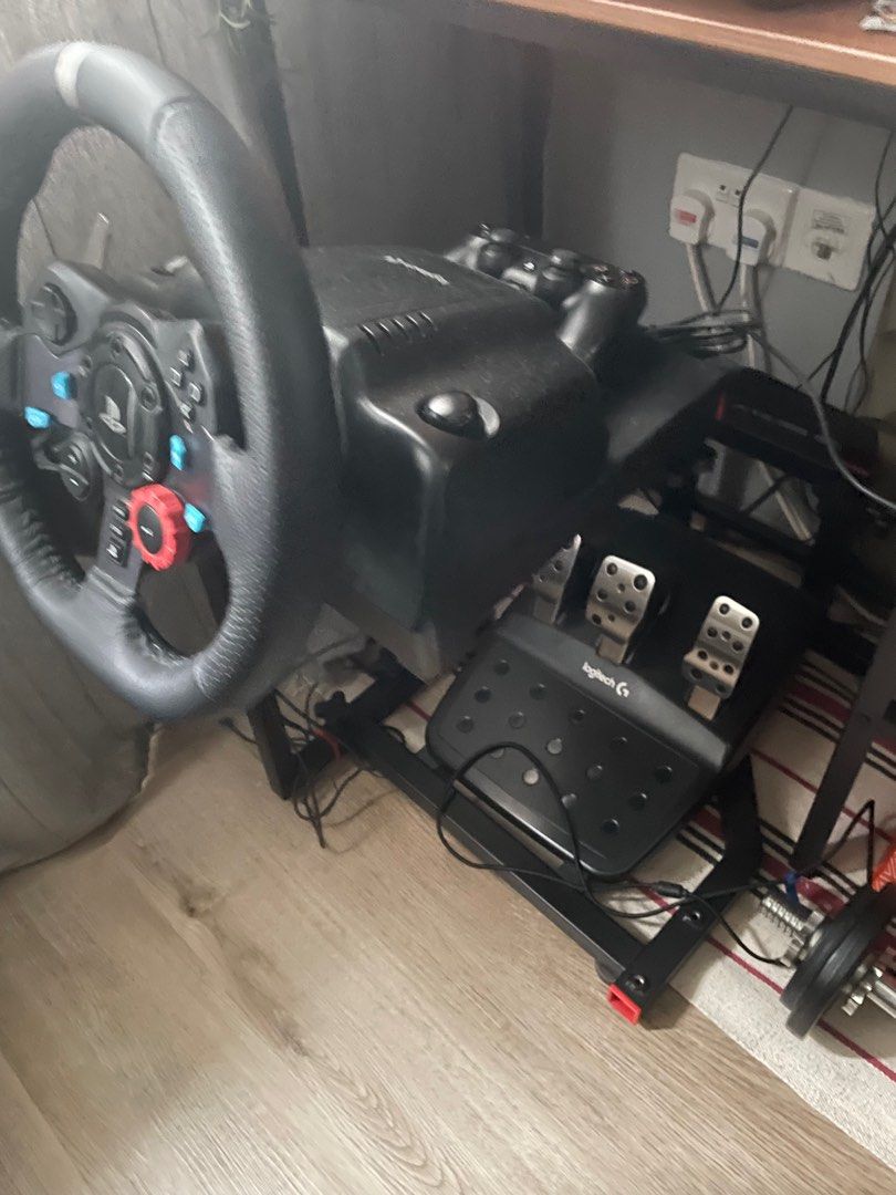 Logitech G29 Steering Wheel + shifter + racing stand, Video Gaming ...