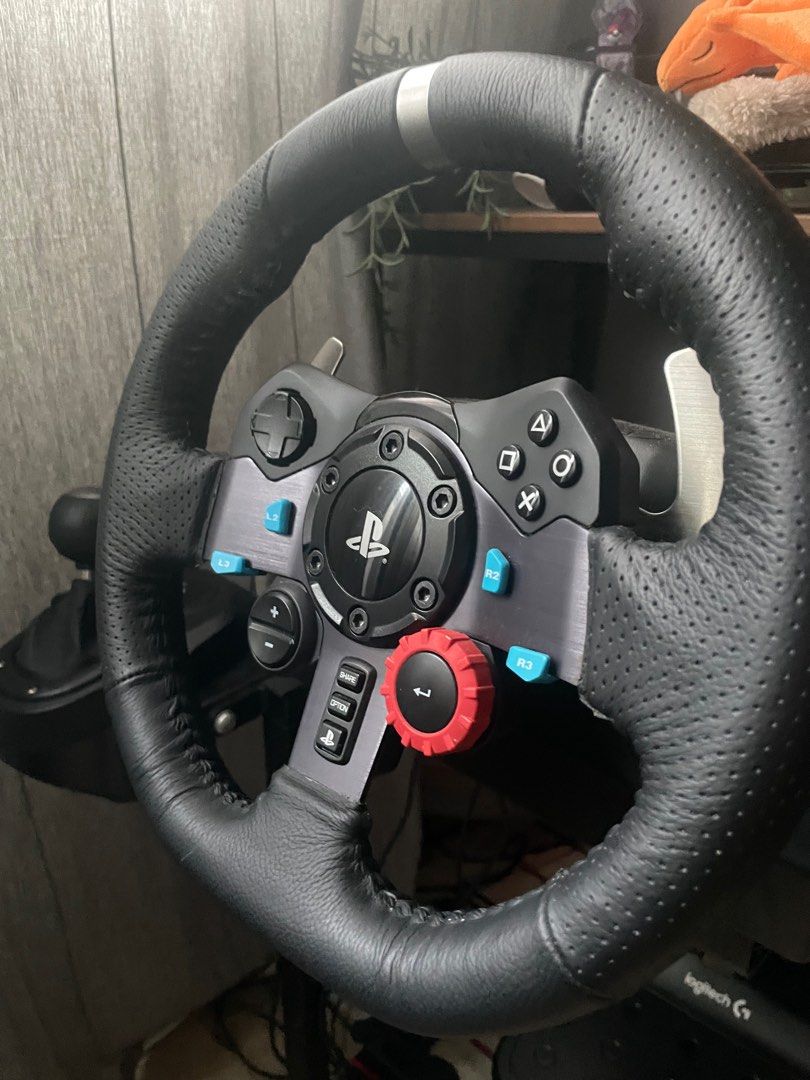 Logitech G29 Steering Wheel + shifter + racing stand, Video Gaming ...