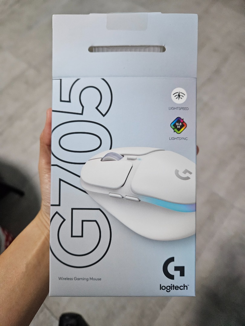 Logitech G705 Wireless Gaming Mouse, Customisable LIGHTSYNC RGB ...
