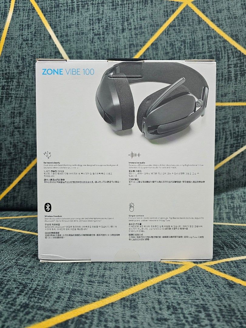Logitech Zone Vibe 100, Audio, Headphones & Headsets on Carousell