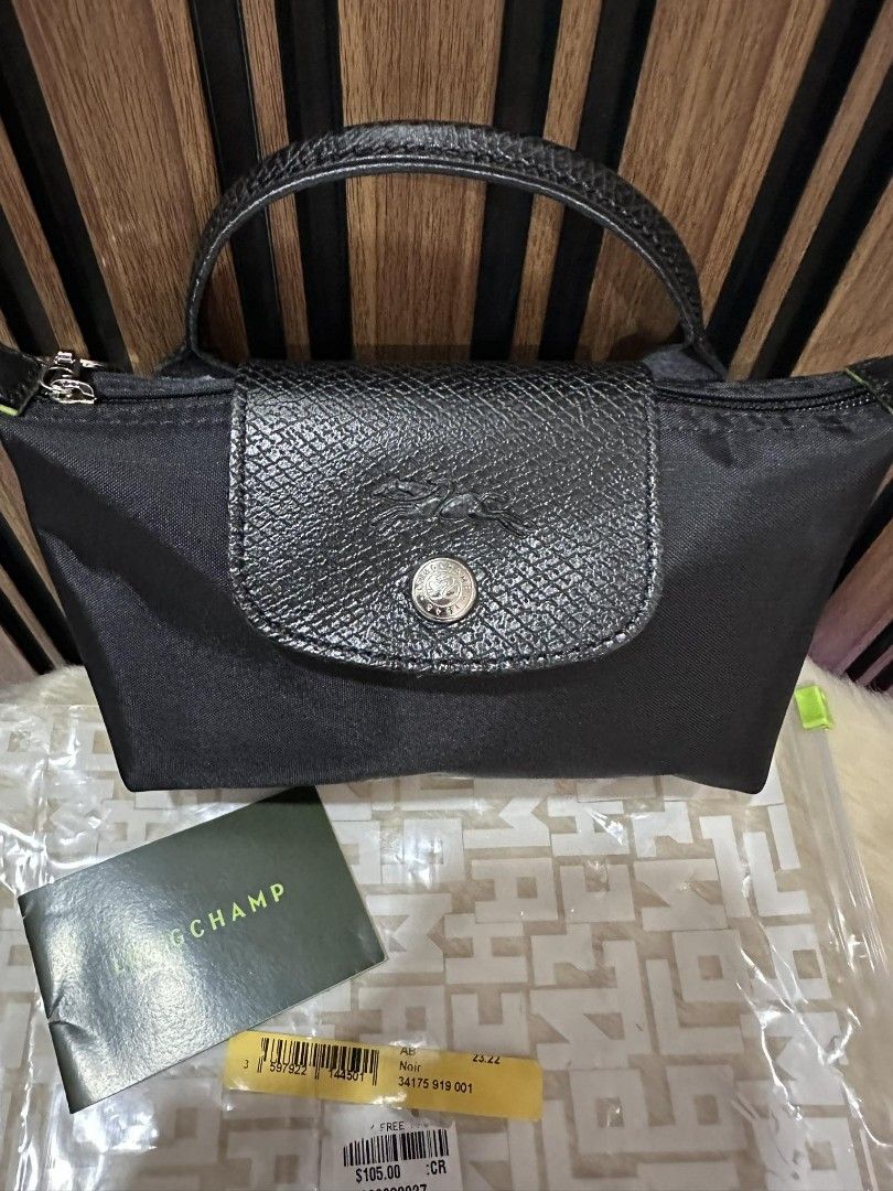 LONGCHAMP LA PLIAGE POUCH WITH HANDLE, Women's Fashion, Bags & Wallets ...