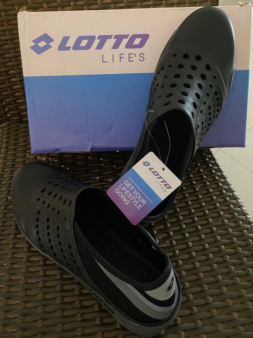 Lotto lightweight holes water beach slip in mule step sandals ...