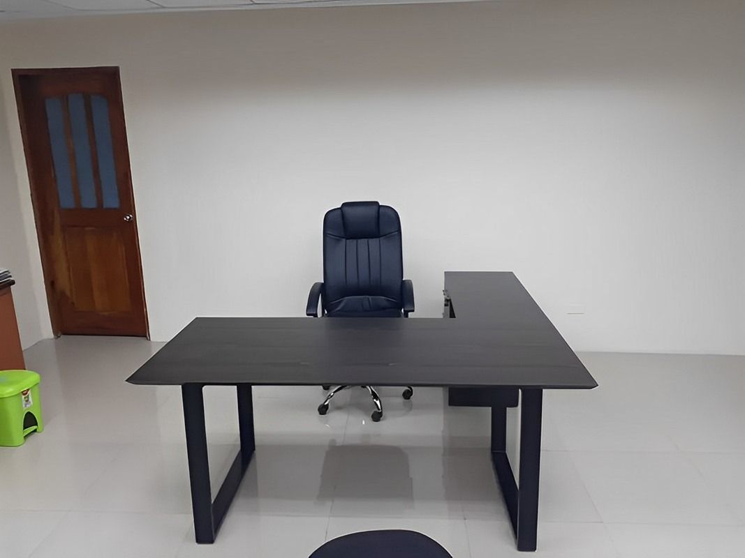 L-Type executive table, Furniture & Home Living, Office Furniture ...