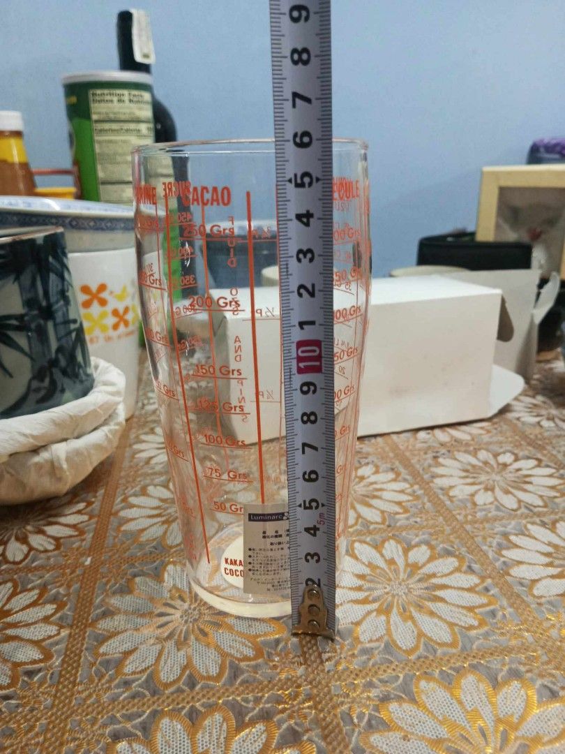 Luminarc bar measuring glass (japan surplus), Furniture & Home Living ...
