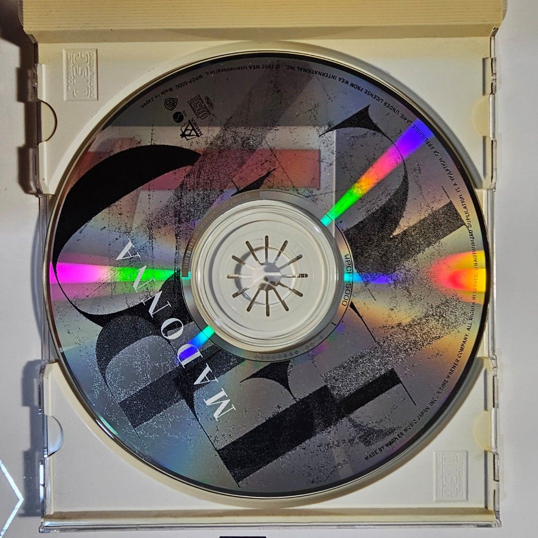 Madonna - Erotica - CD Mint with OBI, Hobbies & Toys, Music & Media, CDs & DVDs on Carousell