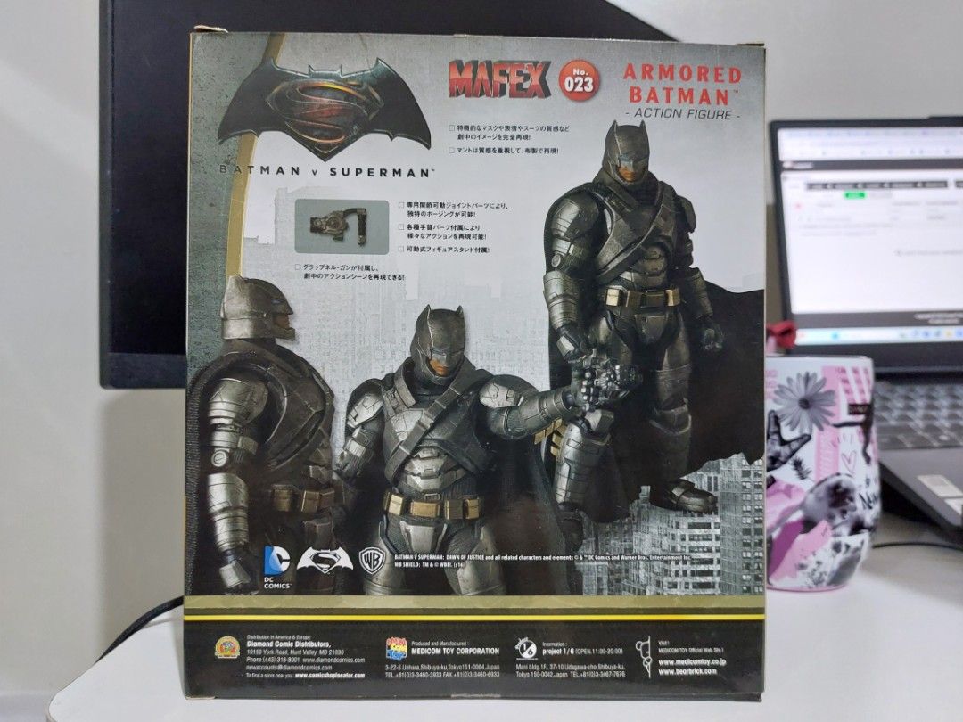 Mafex BvS Armored Batman BIB, Hobbies & Toys, Toys & Games on Carousell