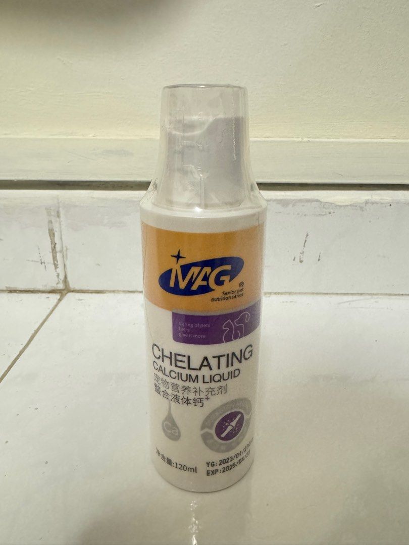 MAG Chelating Calcium Liquid, Pet Supplies, Pet Food on Carousell