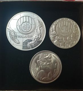 Malaysia one ringgit 9th SEA Game commemorative coin, Hobbies & Toys ...