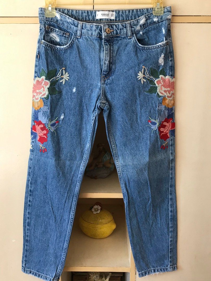 Mango Jeans, Women's Fashion, Bottoms, Jeans on Carousell