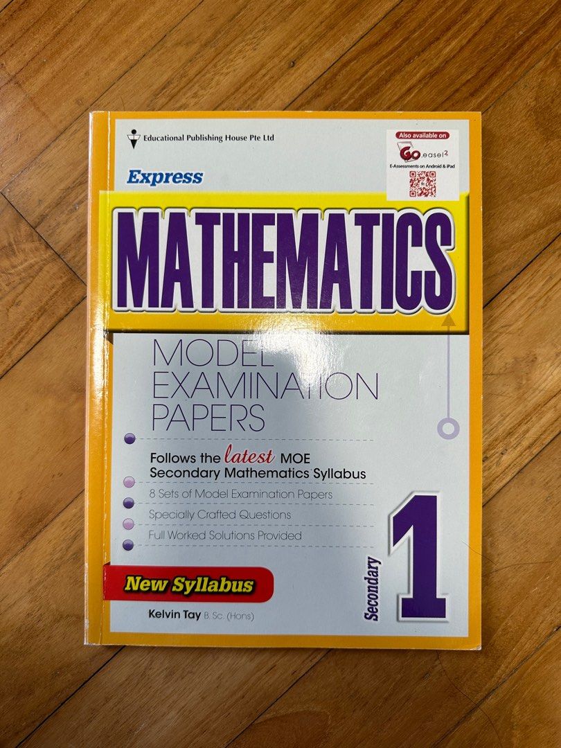 Mathematics Model examination paper Secondary 1, Hobbies & Toys, Books ...
