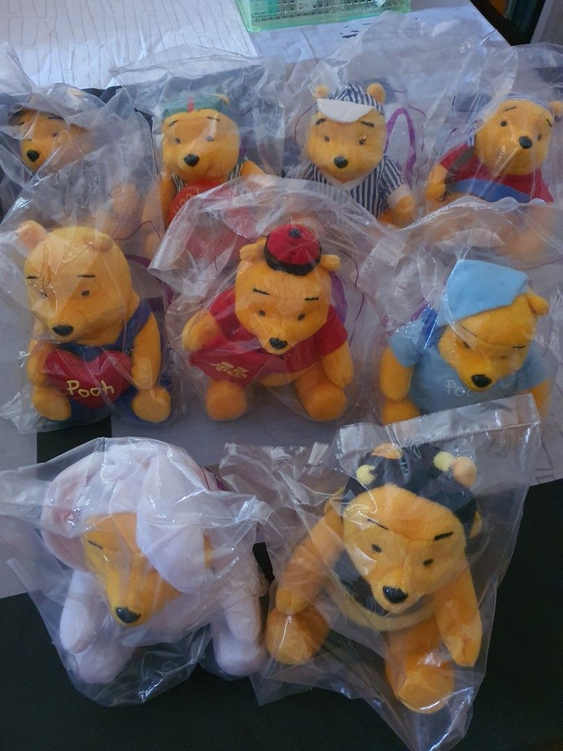 McDonald Winnie the Pooh collection [full set of 9 +1], Hobbies & Toys ...